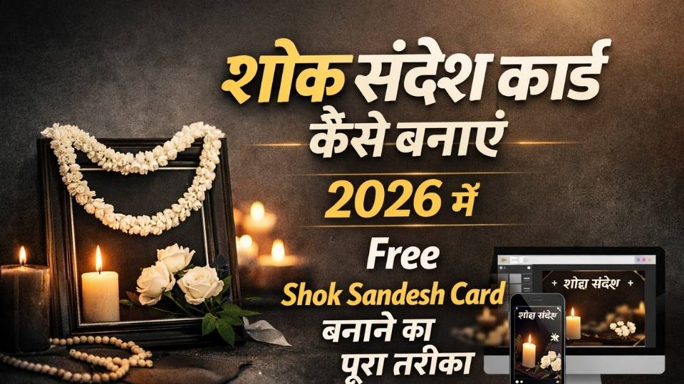 Antim Sanskar Card Design 2026: Last Rites & Funeral Invitation | Shok ...